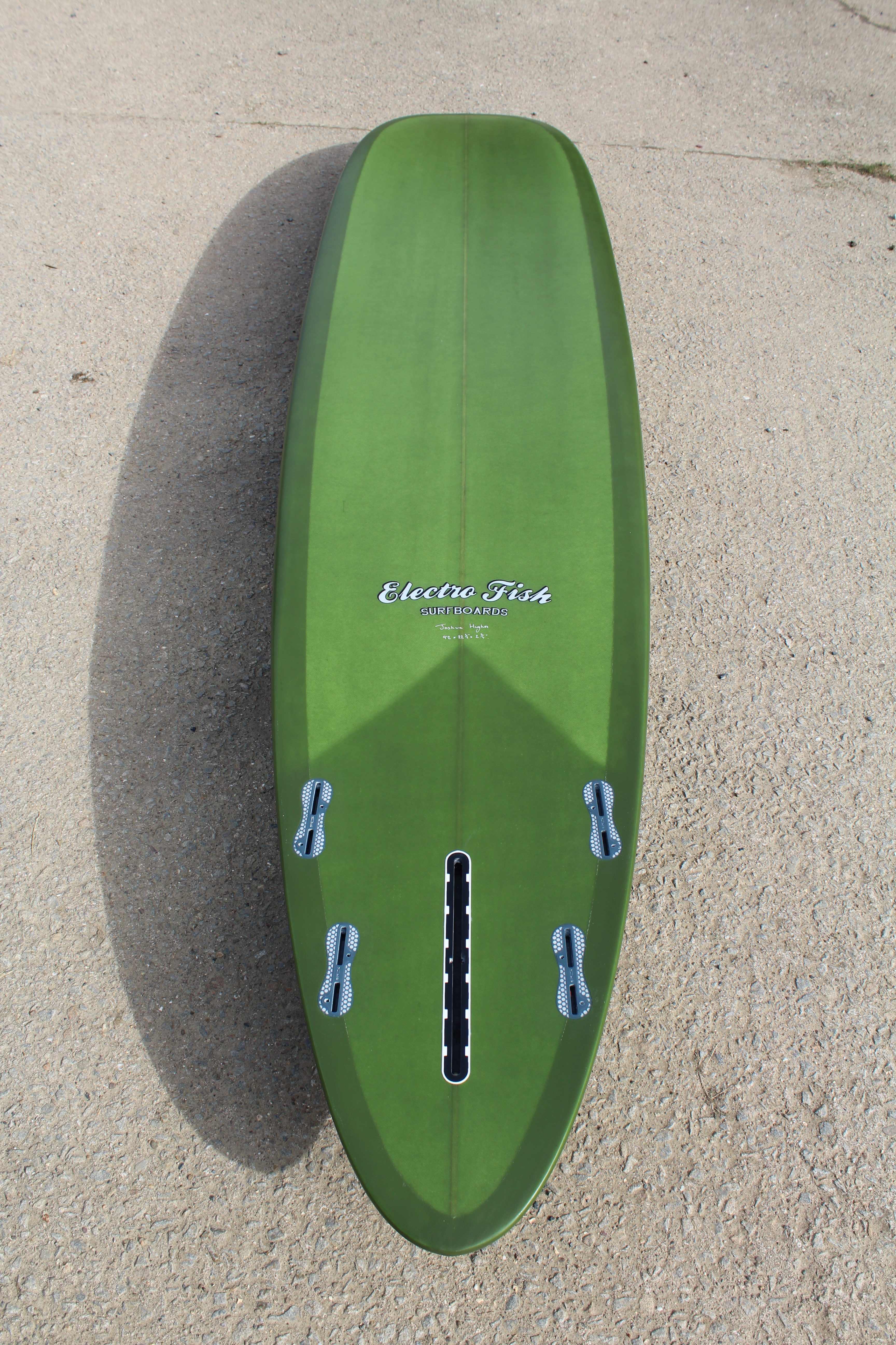 9'2 Barb Progressive Noserider Longboard Quad setup, Rounded Pintail ...