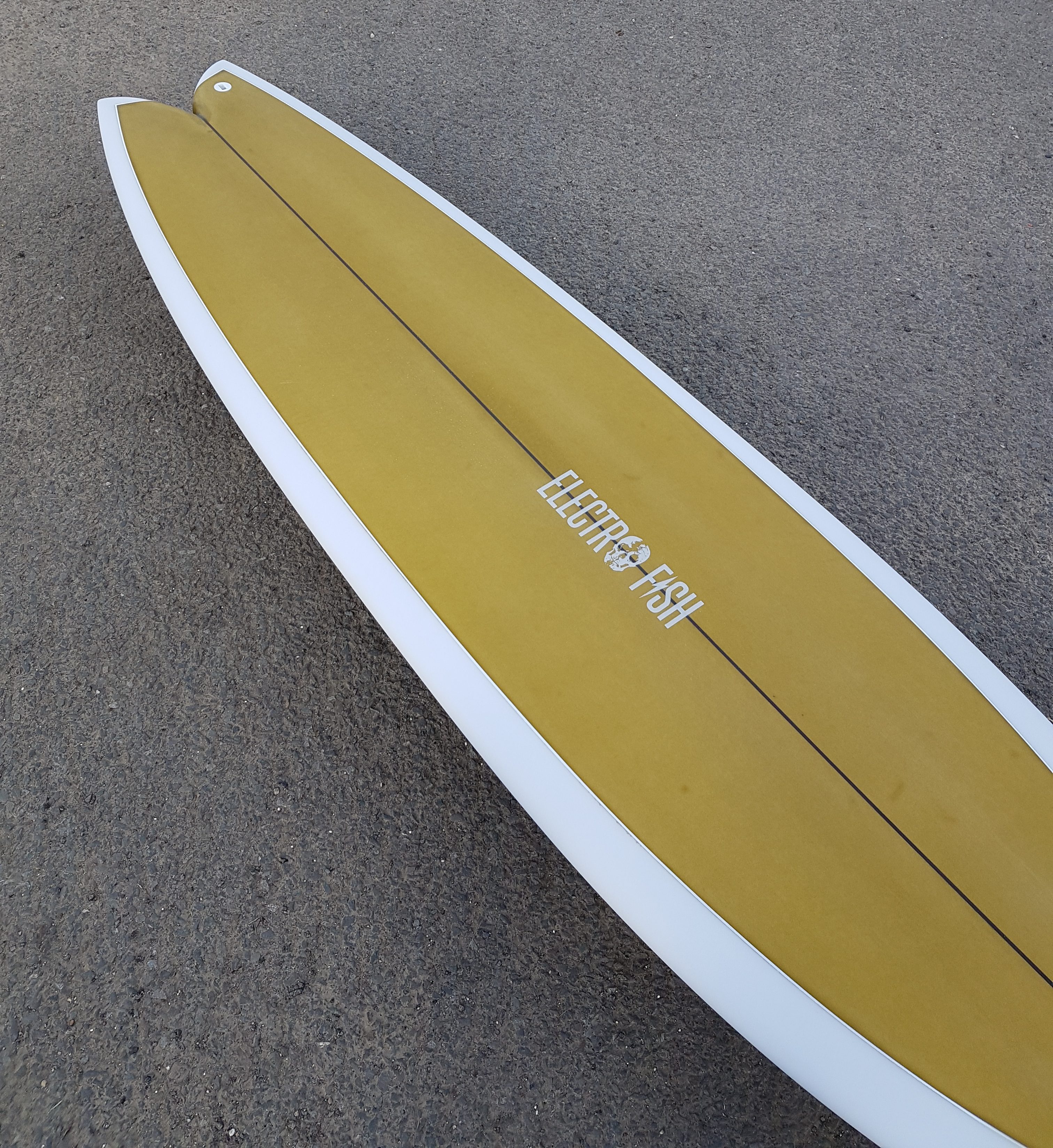 7'0 Long Fish Midlength Surfboard Twin Fin Futures - Electrofish Surfboards