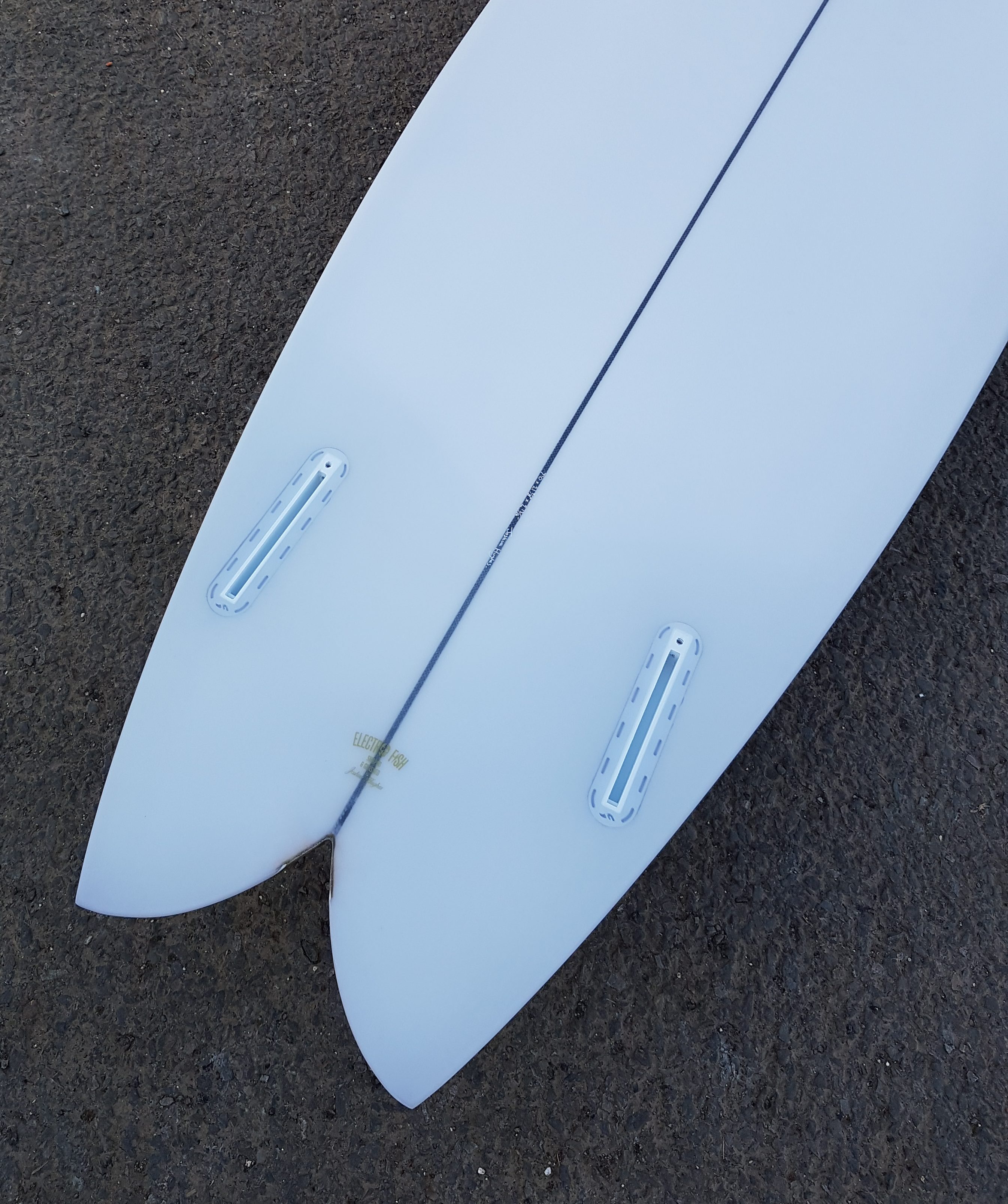 7'0 Long Fish Midlength Surfboard Twin Fin Futures - Electrofish Surfboards